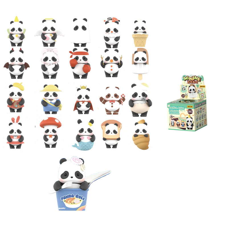 Коллекционные фигурки унисекс 52TOYS PANDA ROLL Chubby Baby MINIME, 20 шт.