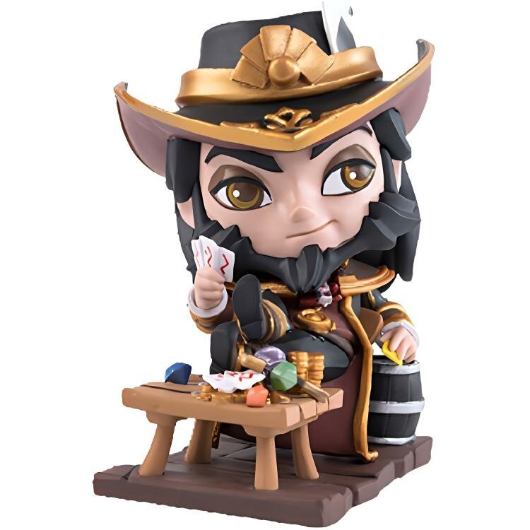 Коллекционная фигурка унисекс League of Legends Twisted Fate, Мастер карт, Чиби, 10.5 см