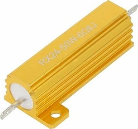 SR Passives AHP50W-6R8J Резистор: силовой; проволочный; с алюминиевым радиатором; 50Вт; 6,8 Ом; 5%, 1шт