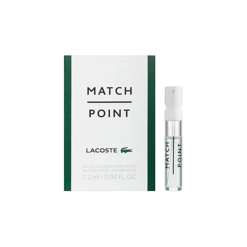 Туалетная вода Lacoste Match Point миниатюра 1.2 мл / Пробник духов Лакост Матч Поинт / Решающее очко