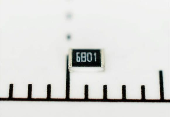 ROYAL OHM TC0525B6801T1E Резистор: thin film, прецизионный, SMD, 0805, 6,8кОм, 100мВт, 0,1%, 1шт