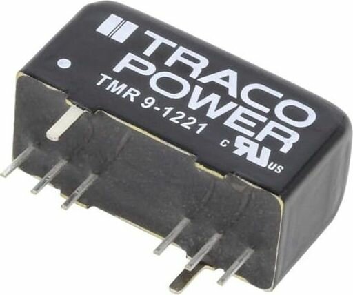 TRACO POWER TMR 9-1221 Преобразователь DC/DC, 9Вт, Uвх 9-18В, Uвых 5ВDC, Uвых.2 -5ВDC, 1шт