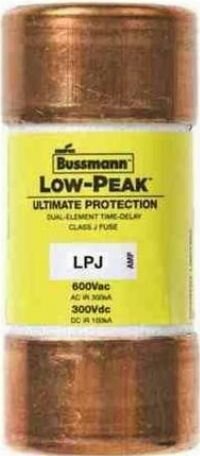 Предохранитель BUSSMANN LPJ-6SP Предохранитель серии Low-Peak с характеристикой Time-Delay 6А 600VAC 1шт