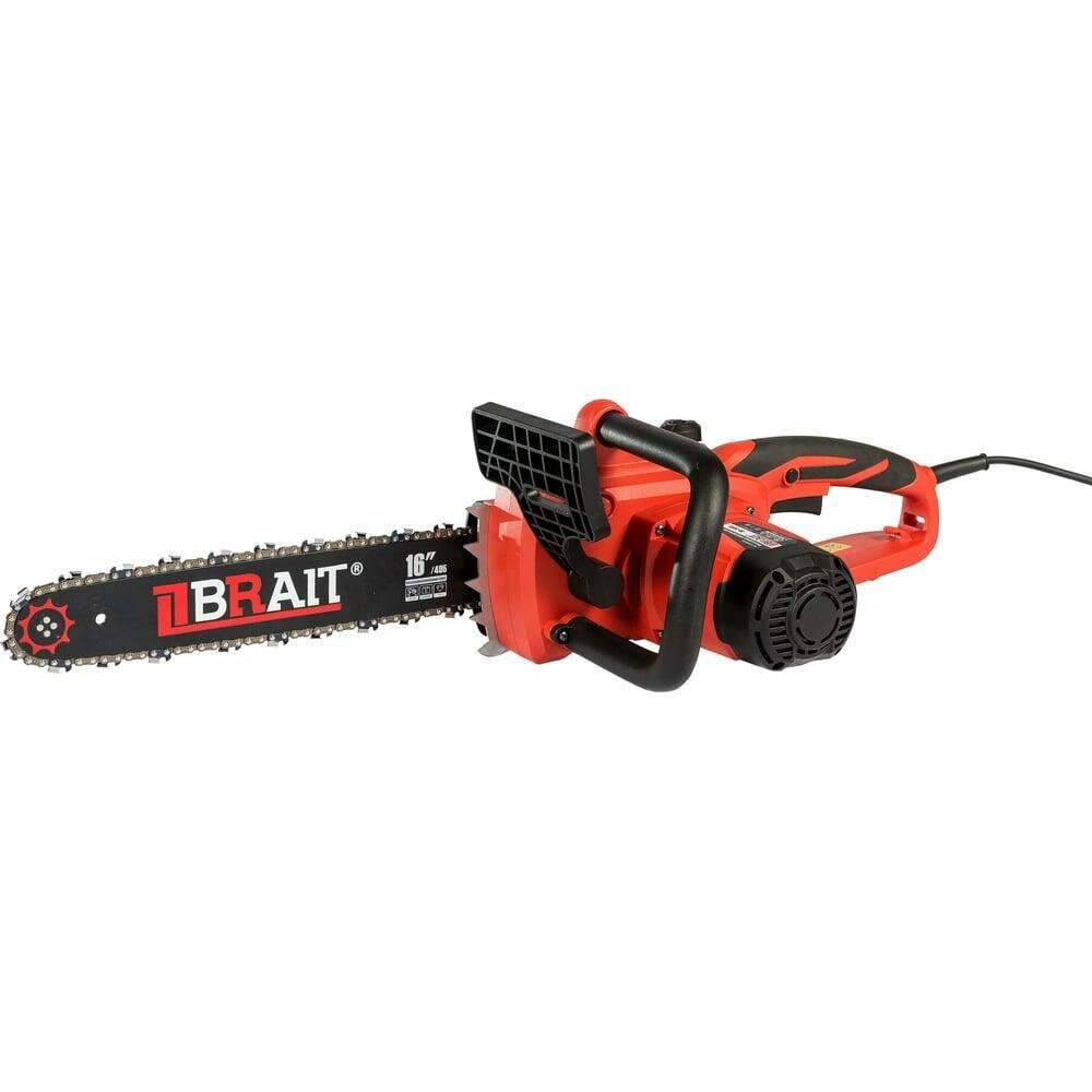 BRAIT Пила цепная электрическая BR-2400 (2400Вт, шина 16 57зв;5976 об/мин; окно ур. масла; авт. смазка)