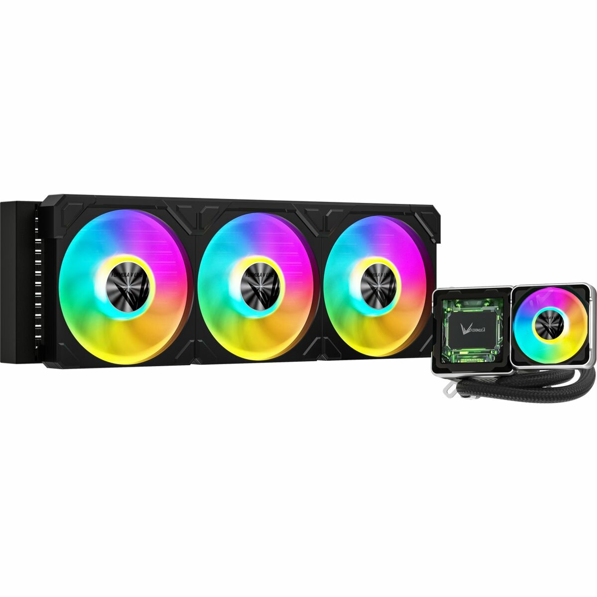 Система водяного охлаждения для ПК FORMULA Cryo Wing Digi 360 BK 120 мм A-RGB