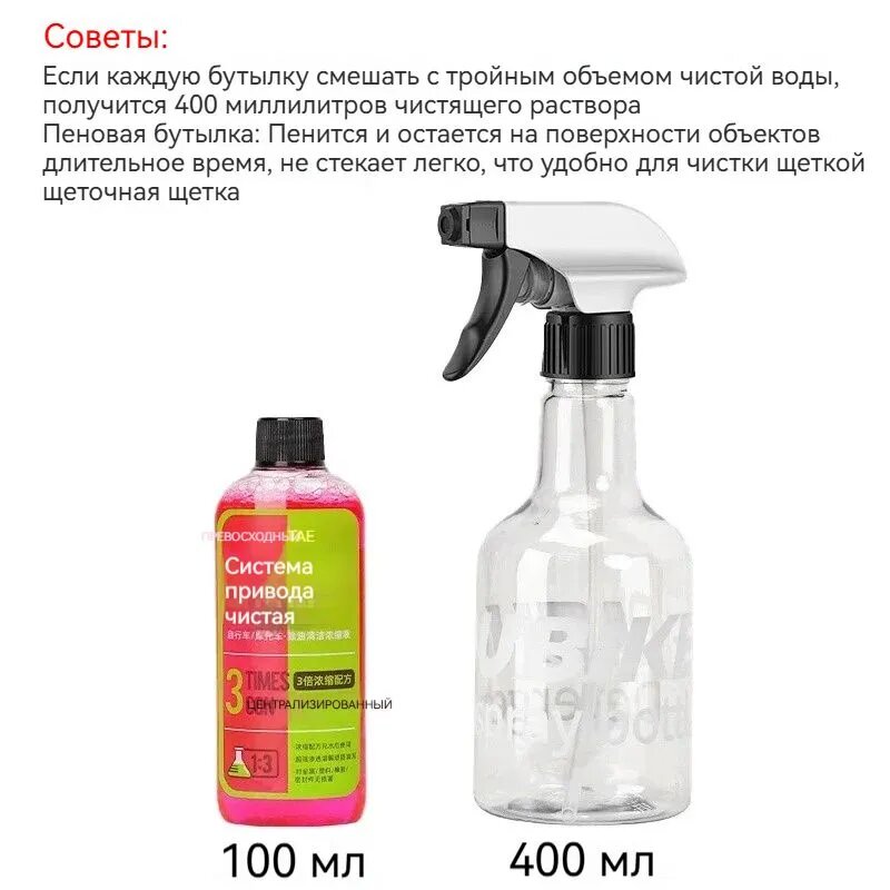Очиститель велоцепи