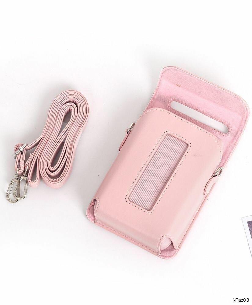 Мини-принтер Fujifilm Instax Mini Link 3 розовый, с сумкой, портативный для моментальных снимков — фото 1