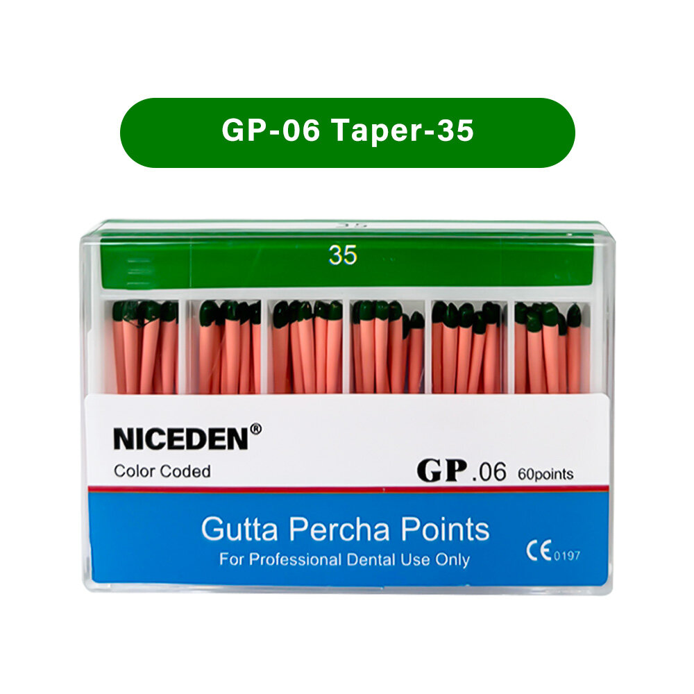 Гуттаперчевые штифты, gutta-percha point № 06-35