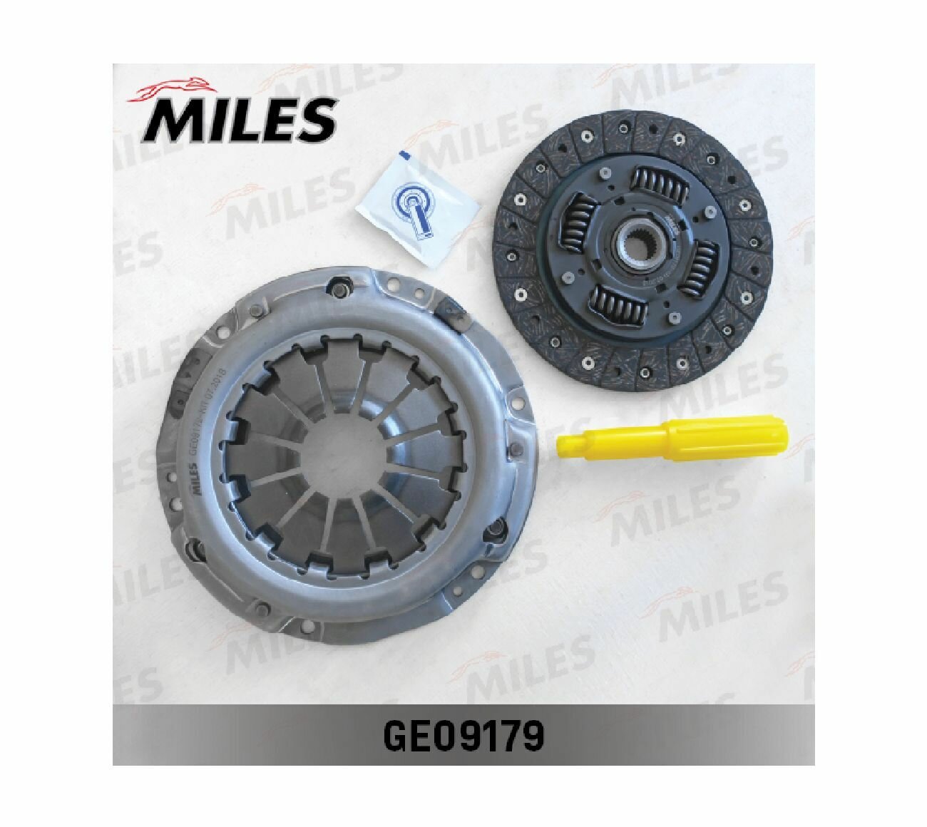Сцепление в сборе (без подш.) NISSAN MICRA K12/NOTE I 1.4 03-10, MILES GE09179