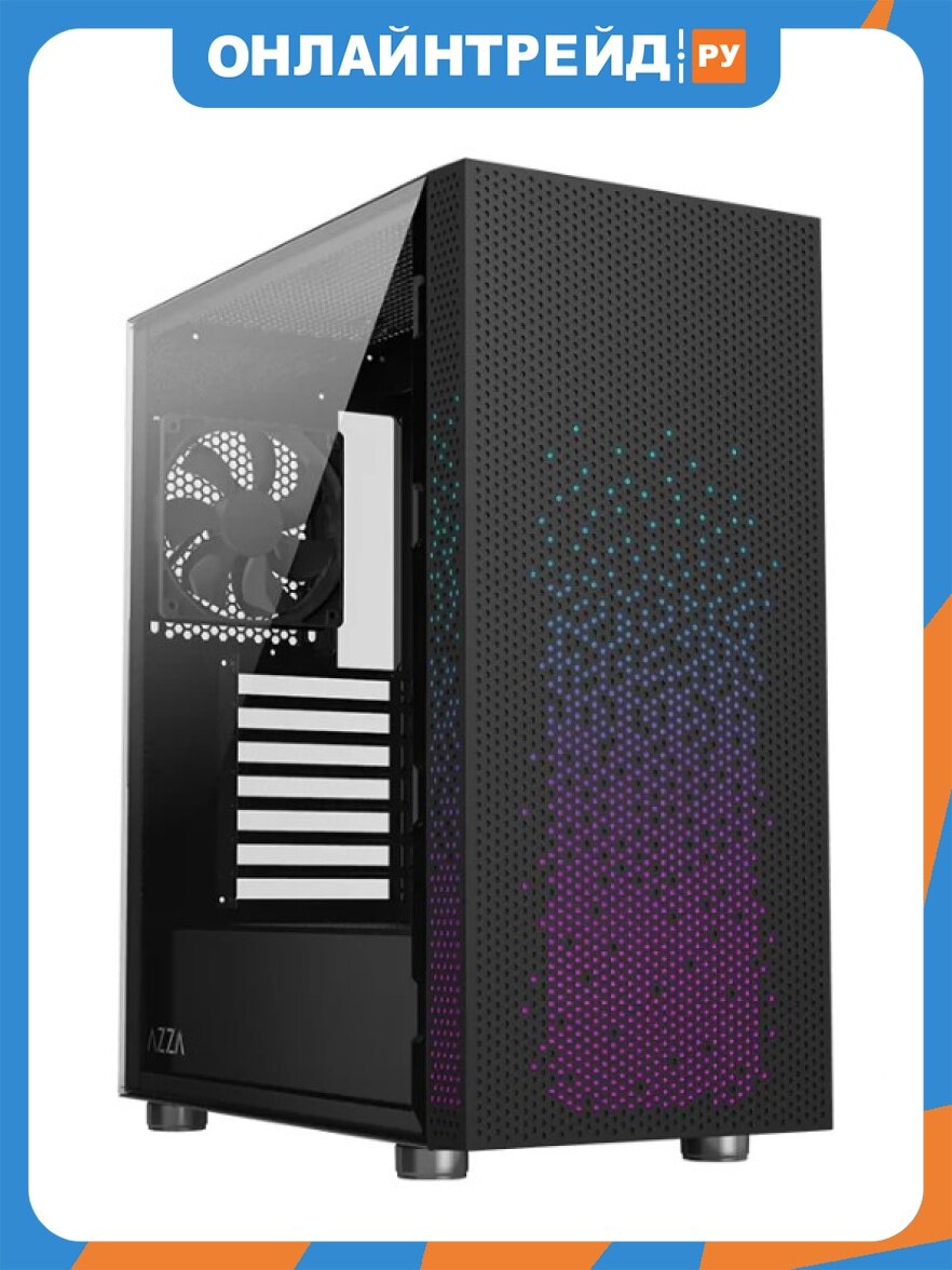 Корпус Azza Celesta F, черный (CSAZ-340F CELESTA)