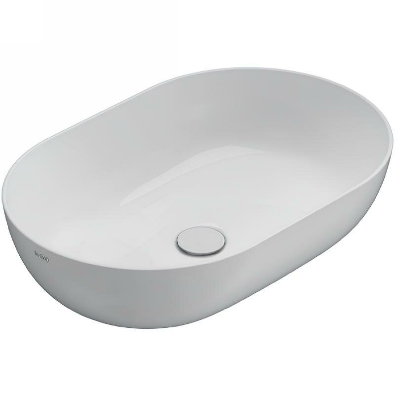 Раковина накладная Globo T-Edge 60 B6O60. BI Белая, керамика, без перелива