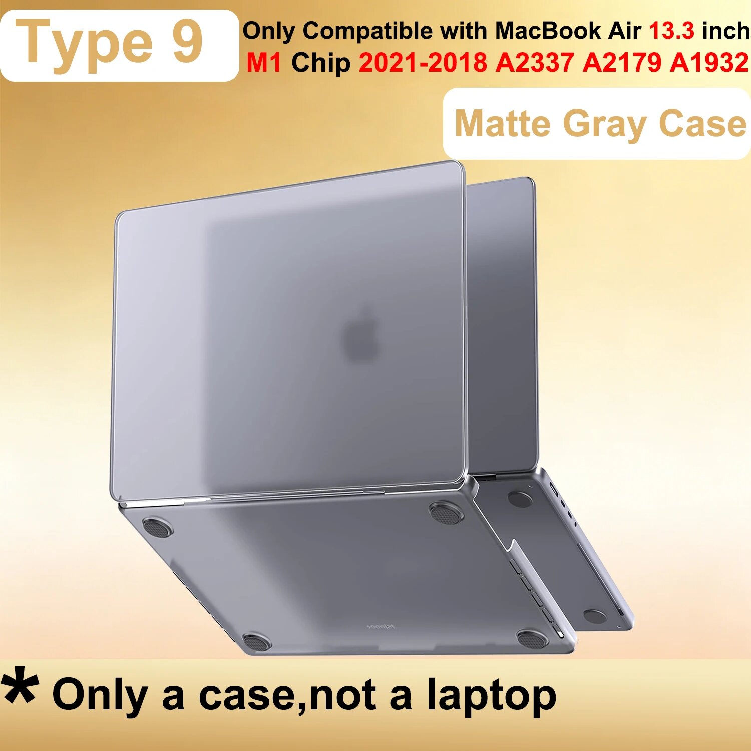 Пластиковый чехол для MacBook Air 13,3 дюйма M1 Type 9