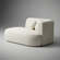 Диван Sofa Cloud, 160×88×69 см, белый, ткань букле, эргономичная посадка  —  для...