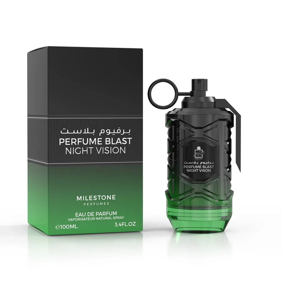 Парфюмерная вода Milestone Perfume Blast Night Vision 100 мл / Духи Майлстоун Парфюм Бласт Найт Вижн / Ночное видение