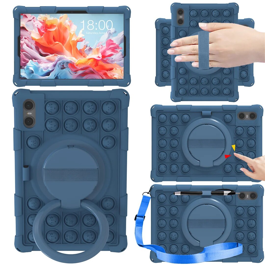 Чехол PfectCase для Teclast P33 P30T P30 10.1" Синий, Deep Blue