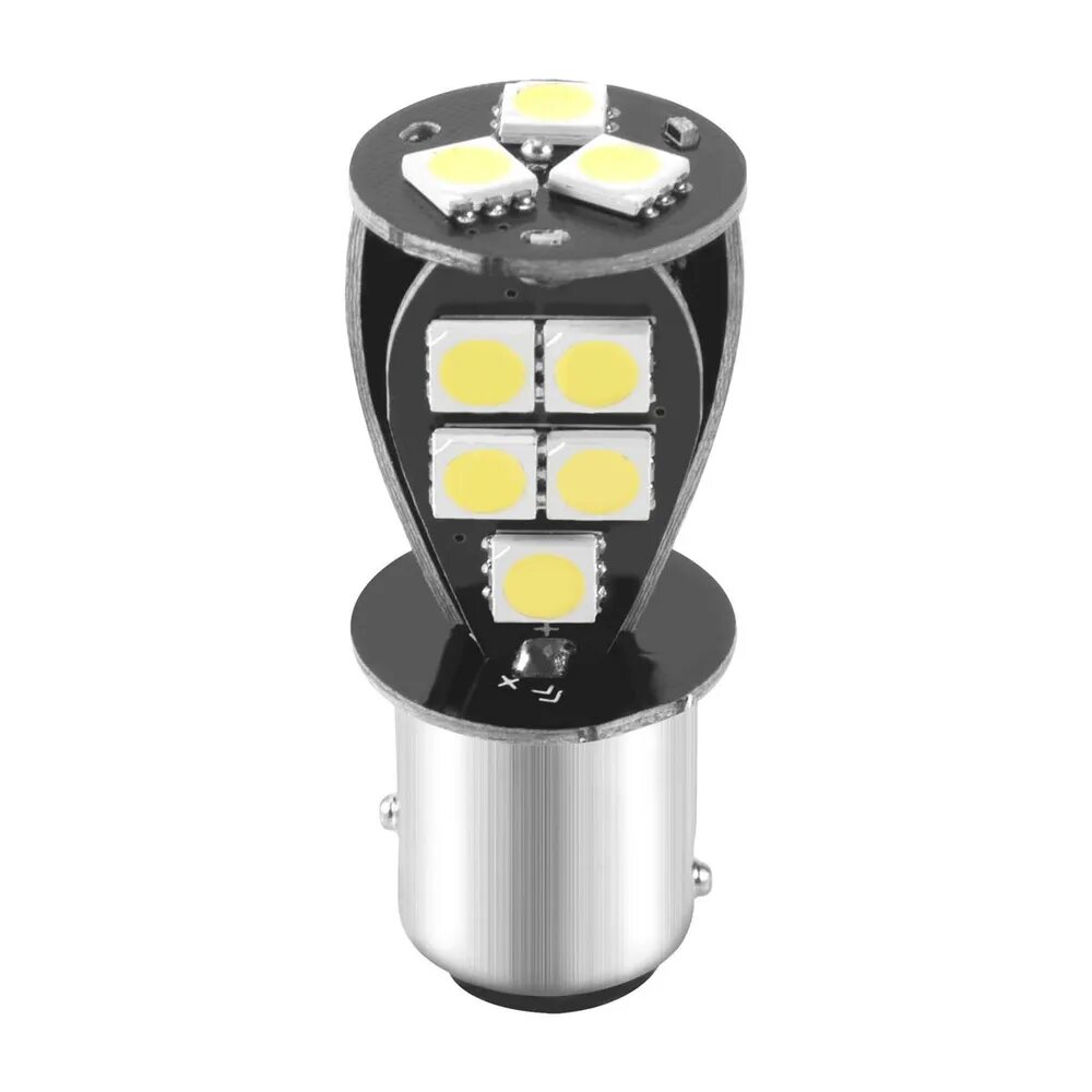 Лампа автомобильная арт. 1157 P21W BAY15D 5050 18 SMD Светодиодная лампа стоп-сигнала заднего тормоза, белая