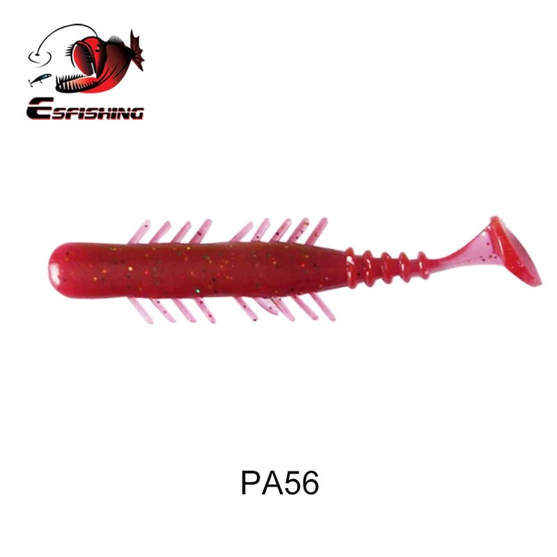 KESFISHING BUGSY SHAD 2.8" воблер Красный, PA56
