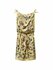 Платье Versace Printed cowl-neck mini dress, размер 38