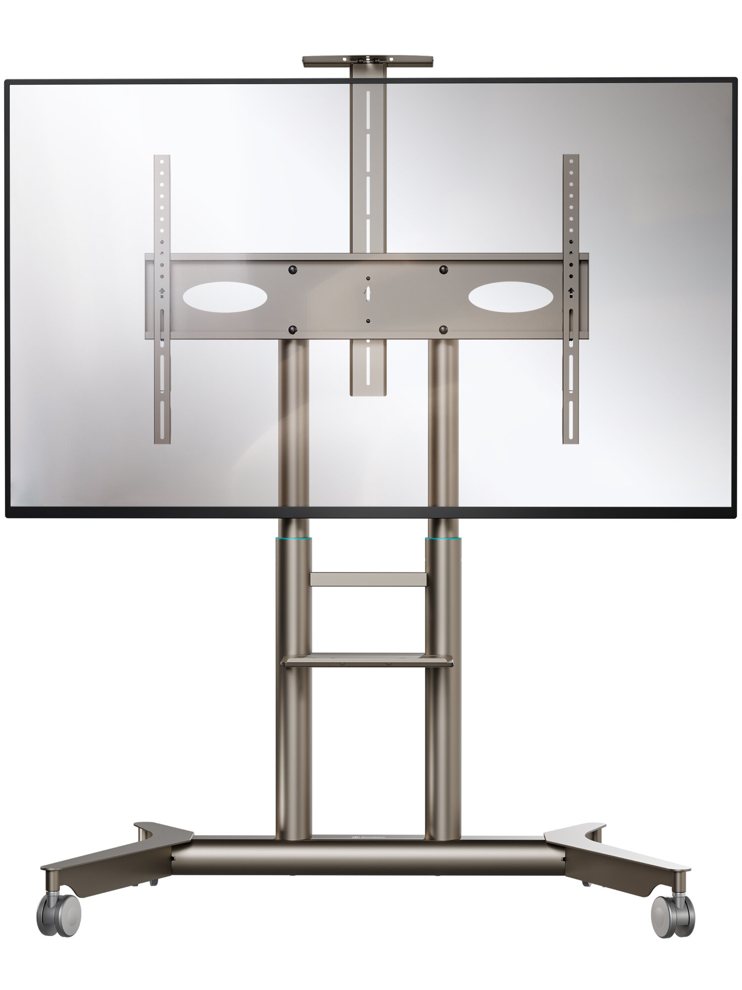 Стойка для телевизора 55"- 90" ONKRON TS1871 напольная, подставка для телевизора до 75 кг, шампань