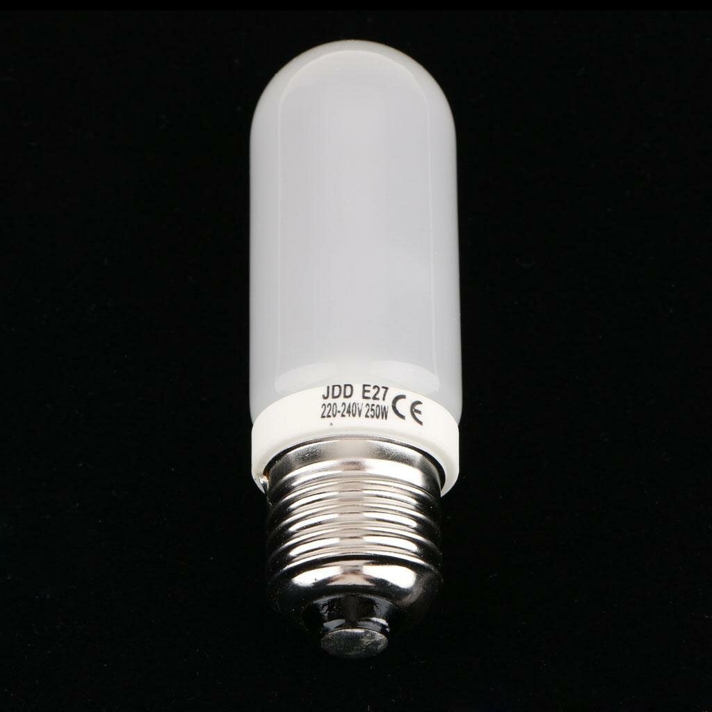 Лампа накаливания JDD Type 250W 220-240V E27 с матовым галогенным цоколем (моделирующая лампа)