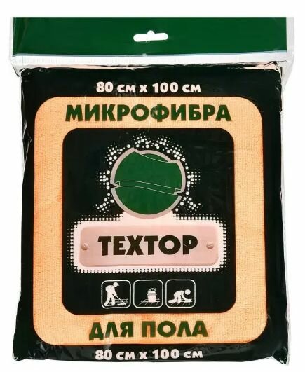 Салфетка для пола техтор Микрофибра, 80х100 см