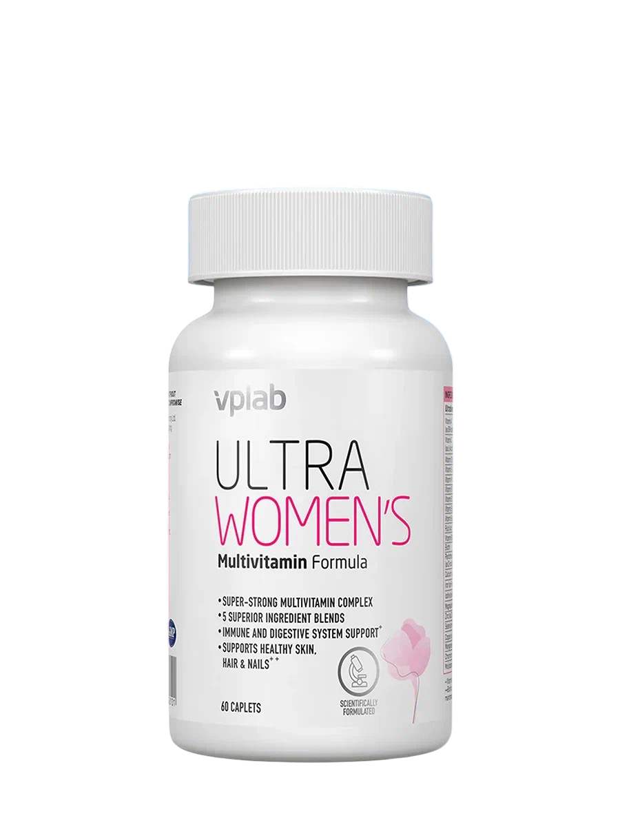 Витаминно-минеральные комплекс Vplab "Ultra Women's", для женщин, для иммунитета и пищеварения, 60 каплет