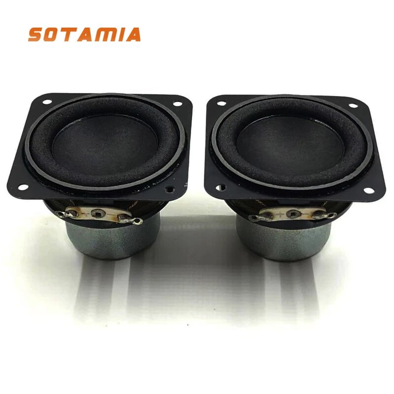 SOTAMIA Портативные динамики 2 шт. 1,75 дюйма 4 Ом 10 Вт