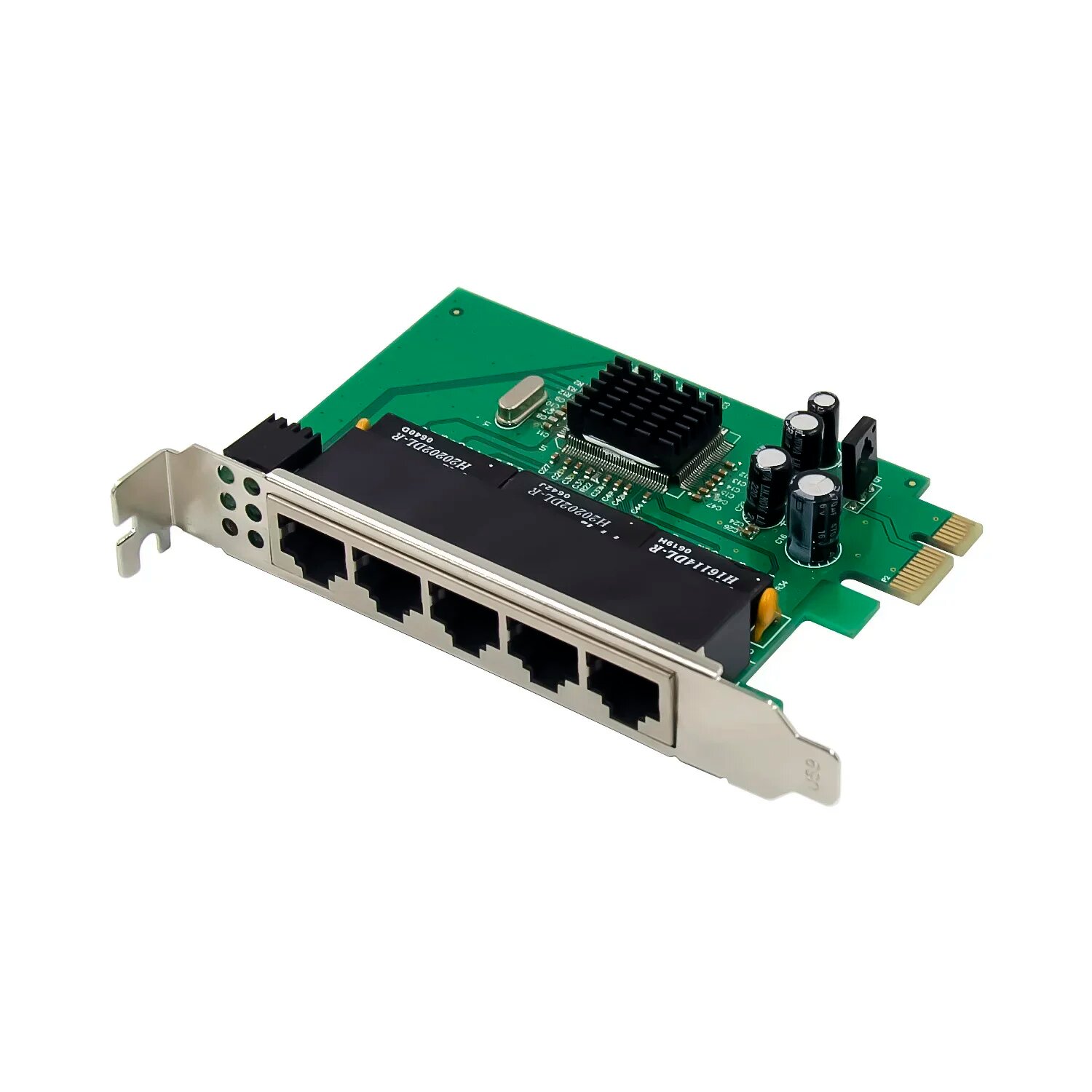 PCIe адаптер Ethernet 5 портов IC Plus IP175