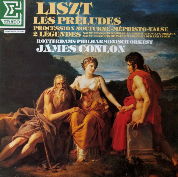 Franz Liszt, James Conlon 'Les Preludes, Procession Nocturne' LP/1985/Classical/France/Nm