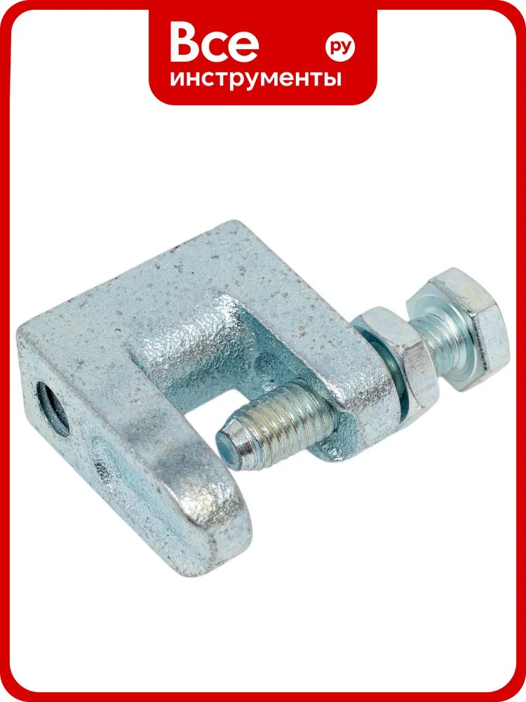 Монтажная струбцина STARFIX М10 SM-15490-1, винтовой тип, специальный зажим, металлическая рама для металла