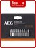 Биты AEG ASDPZ12510, 10 шт, PZ1, 25 мм, магнитный наконечник, для шуруповертов с...