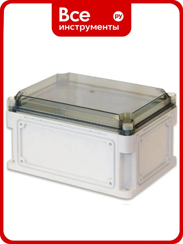 Корпус DKC IP67, 300x200x160, стенки с выбивным фланцем, прозрачная крышка
