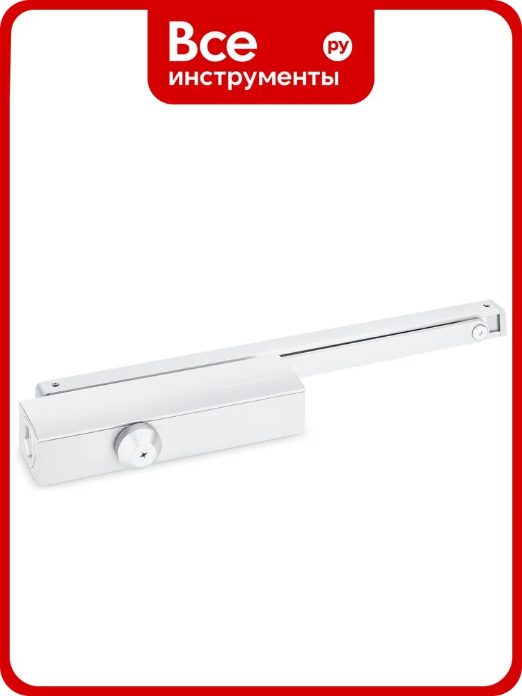Доводчик дверной NOTEDO DC-025-095 SL+HO+DA+BC PRO (белый) A1934