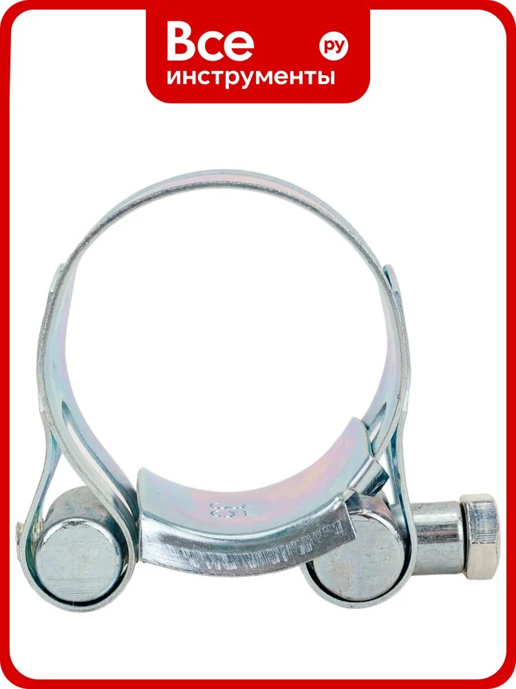 Хомут силовой STARFIX SMP-64449-1, сталь, оцинкованный, 36-39мм