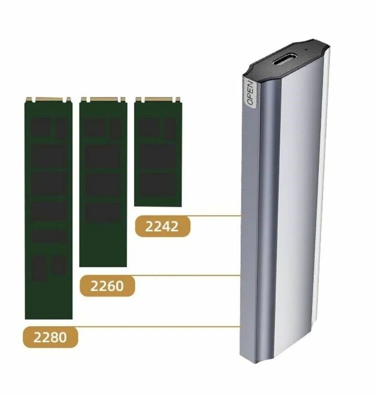 Корпус SDD M.2 для NGFF USB3.1 — фото 1