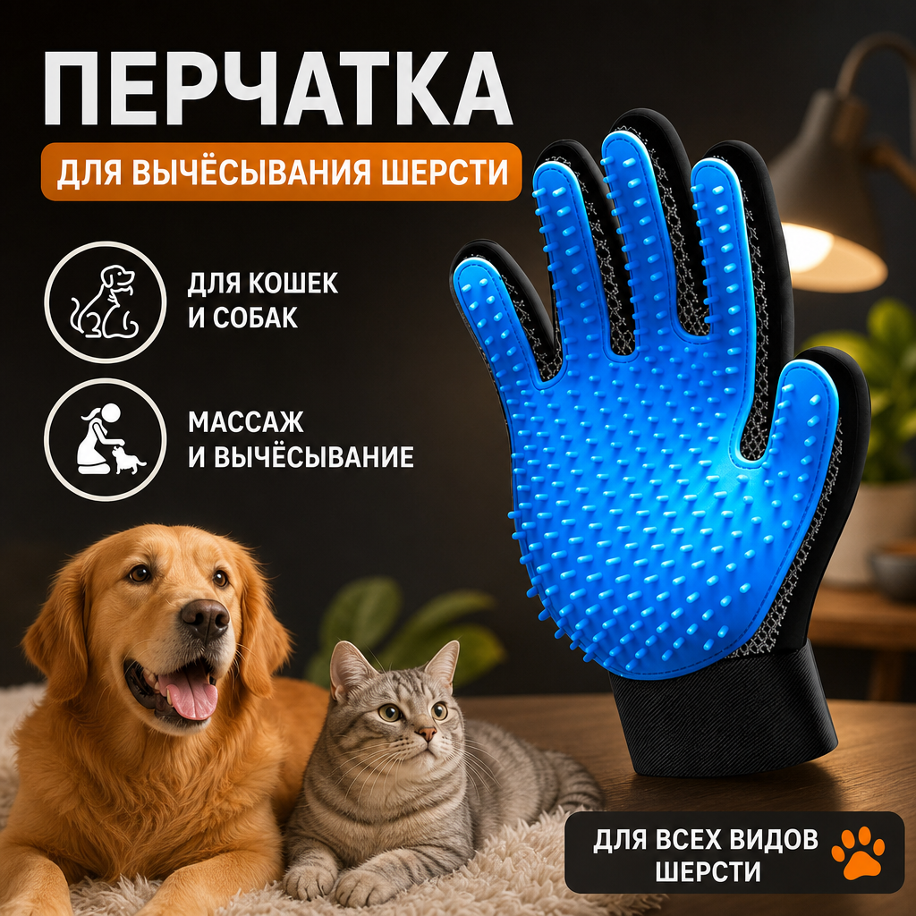 Профессиональная щетка для груминга питомцев, комфортный, легко чистить, самоочищающаяся