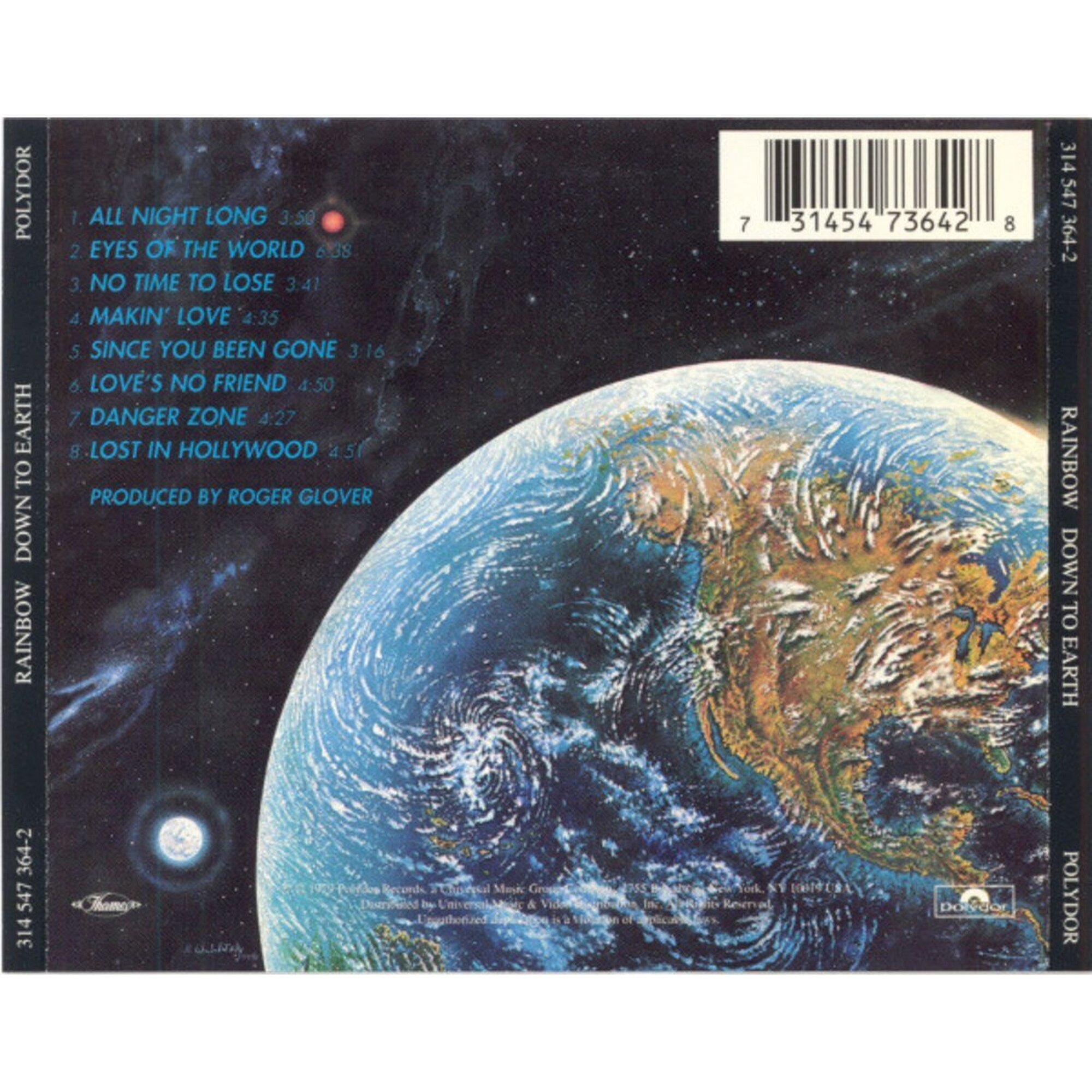 RAINBOW - Down To Earth, (CD, Переиздание, Ремастеринг) Компакт Диск — фото 1