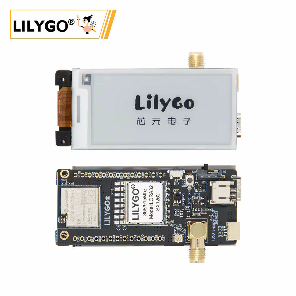 LILYGO T3S3 E-Paper V1.2 LoRa 868 МГц SMA
