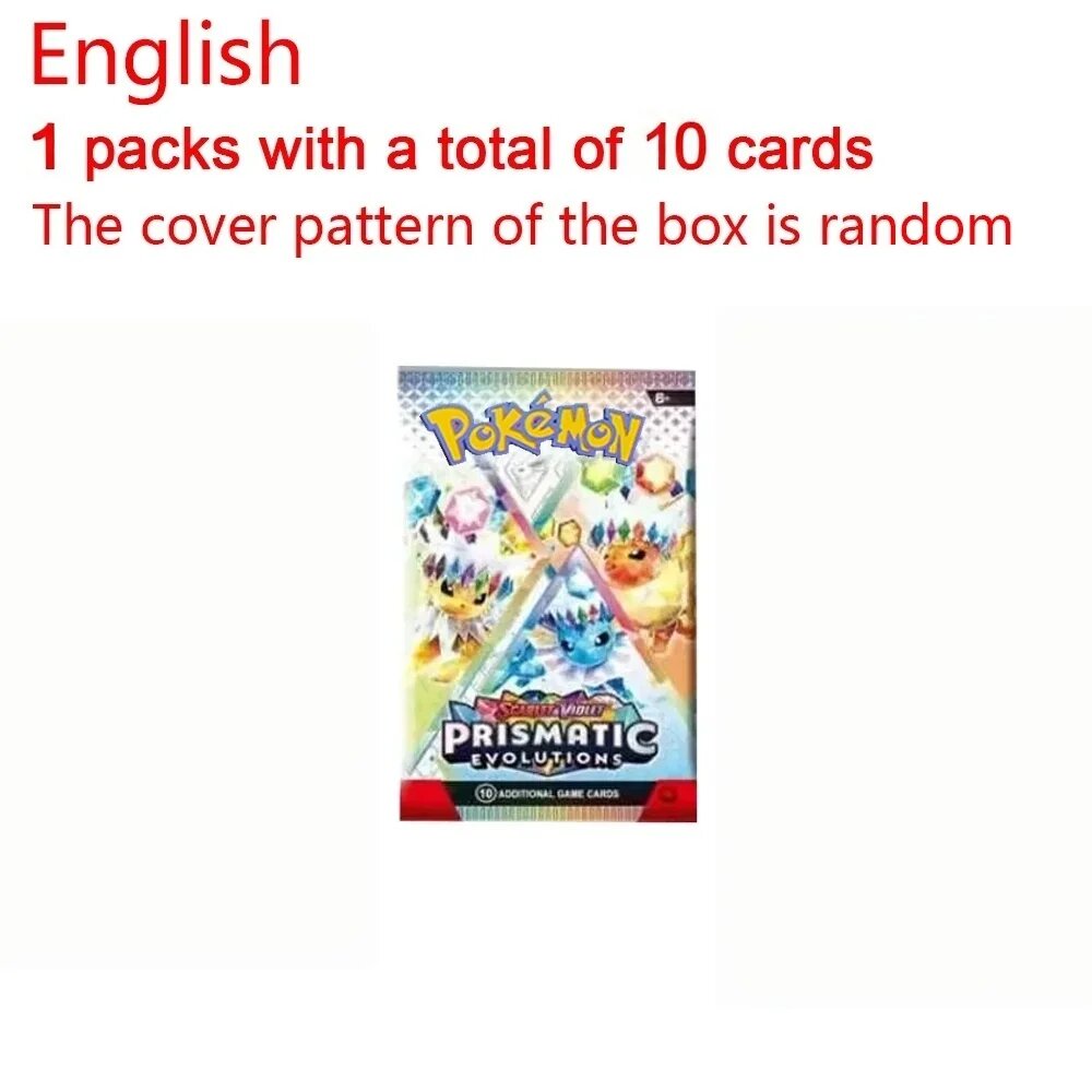 Pokemon Prism Evolution, 1 пак (10 карт)