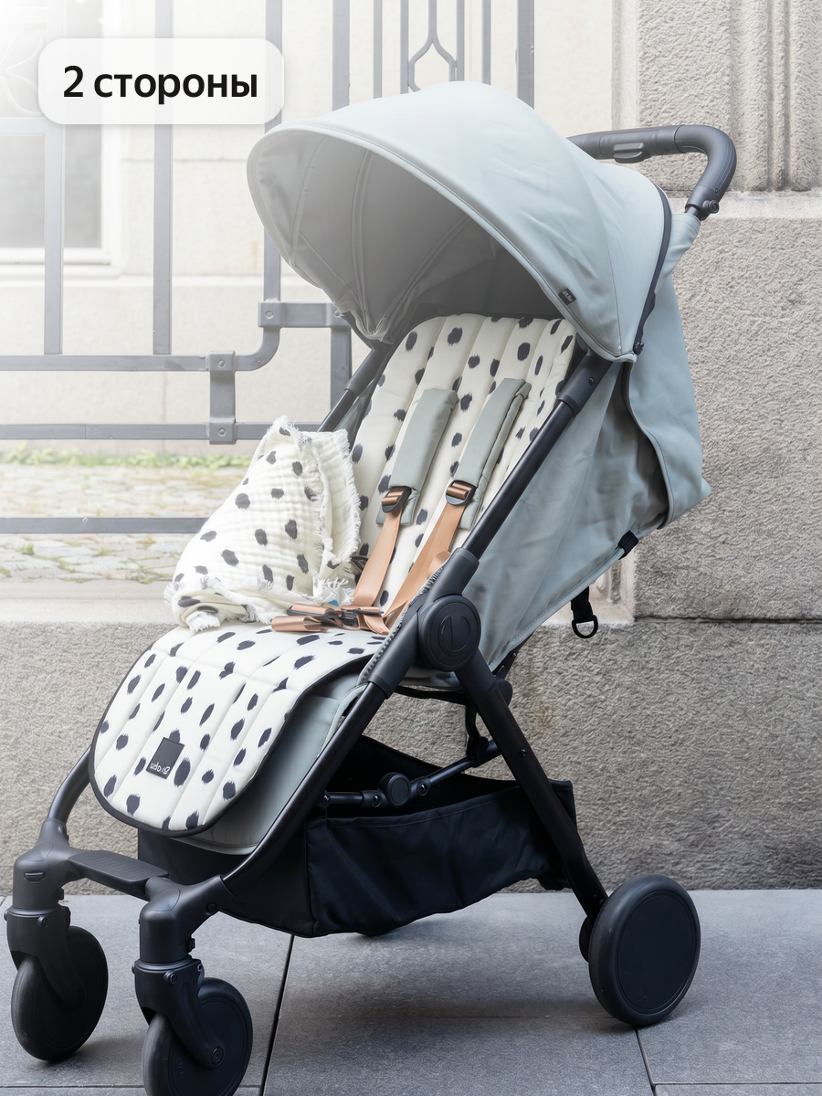Матрасик в коляску двусторонний Elodie Dalmatian Dots Grande, для всех типов колясок
