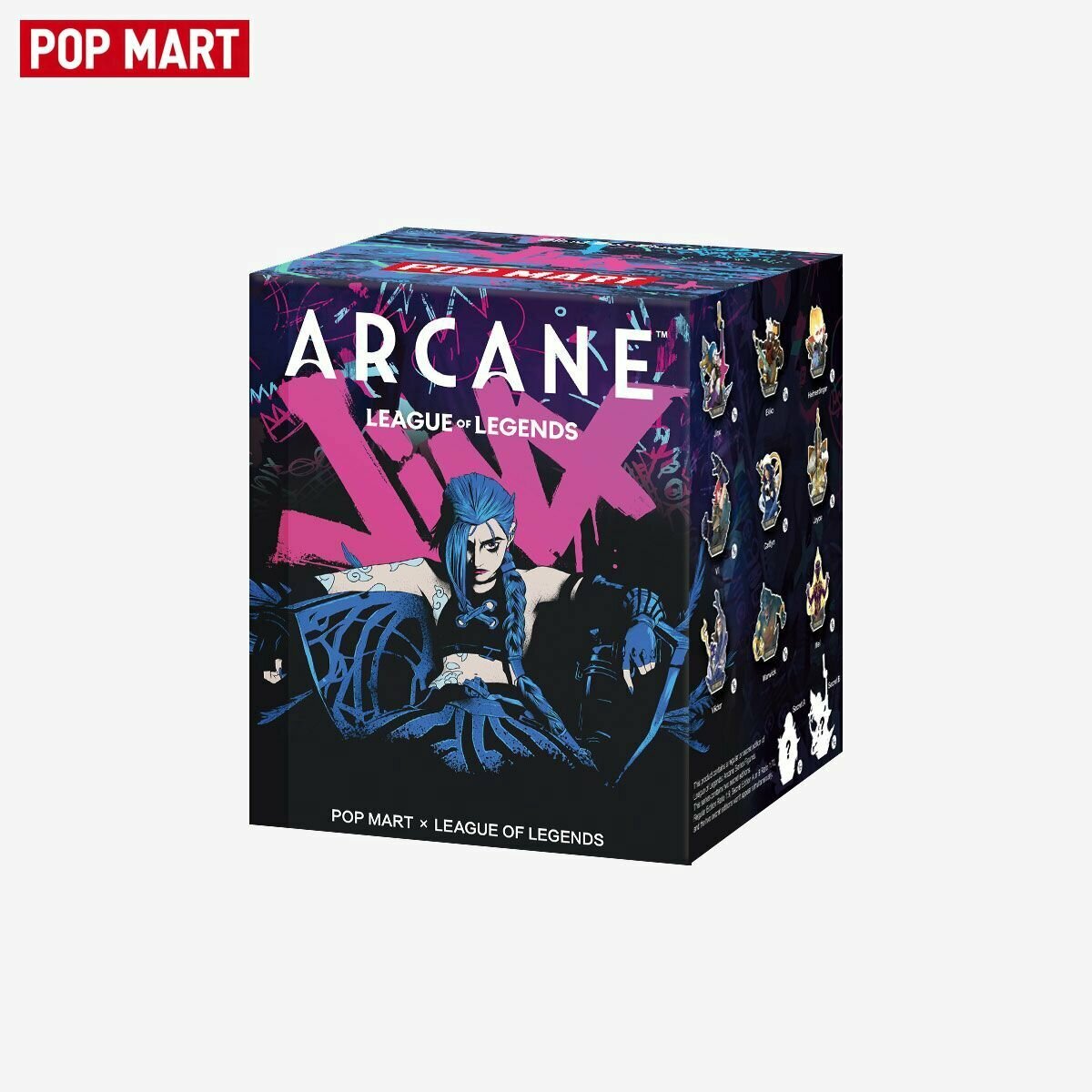100% Original оригинал Коллекционная POP MART - League of Legends: Arcane Series, Подарки,1 шт