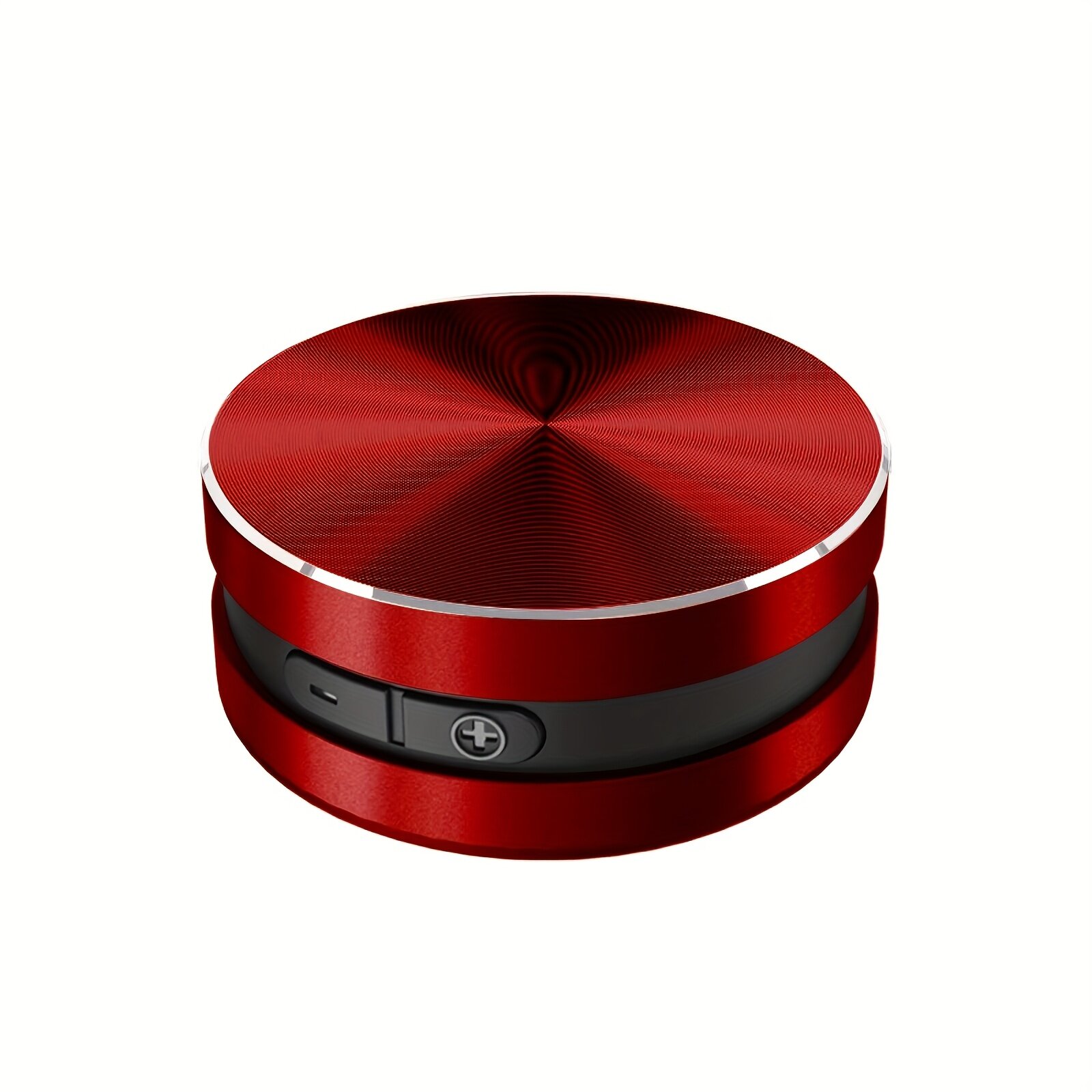 Портативная мини-колонка с костной проводимостью, 4 присоски, 360° звук, USB-C, 500 мАч, красный