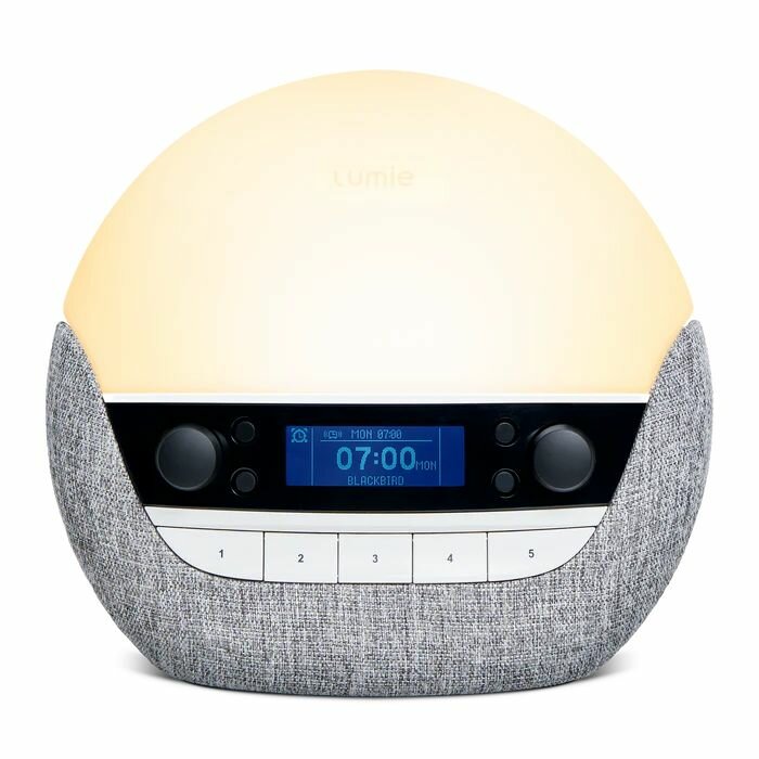 LUMIE Настольные часы Bodyclock Luxe 750DAB, серый
