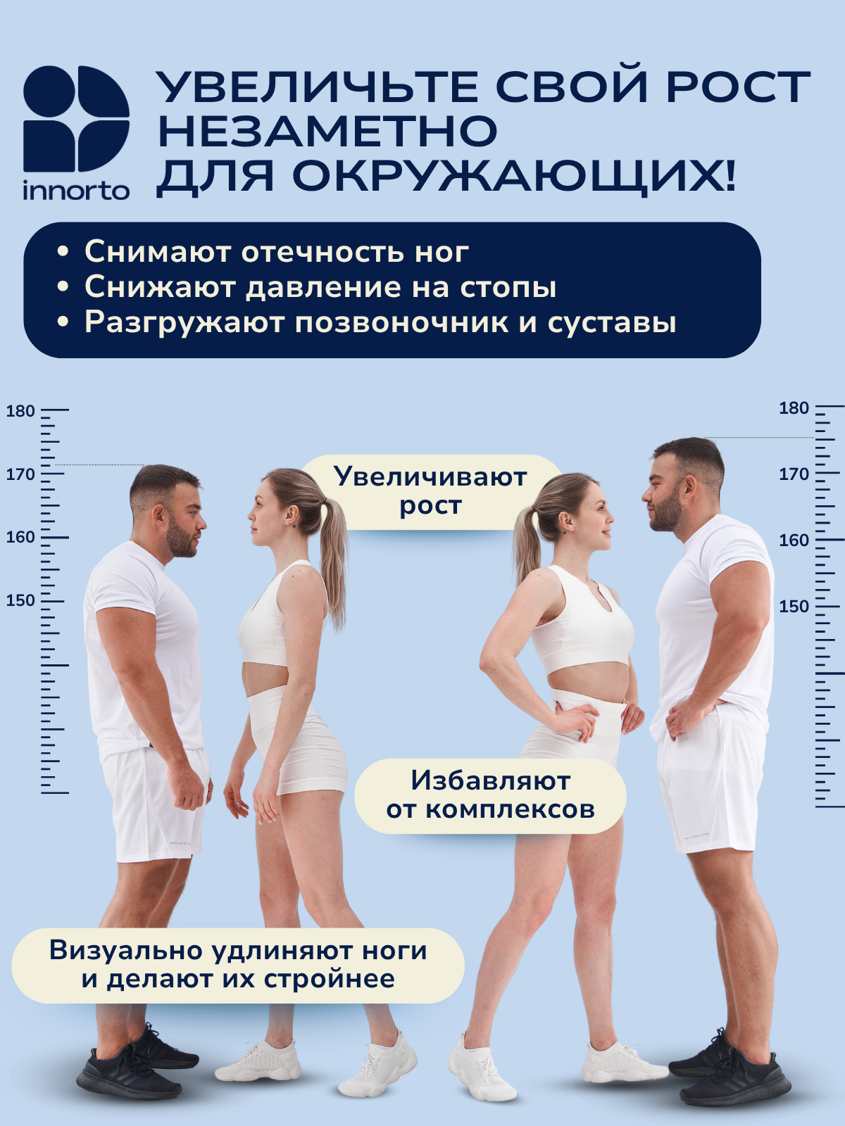 Набор стелек для роста — фото 1