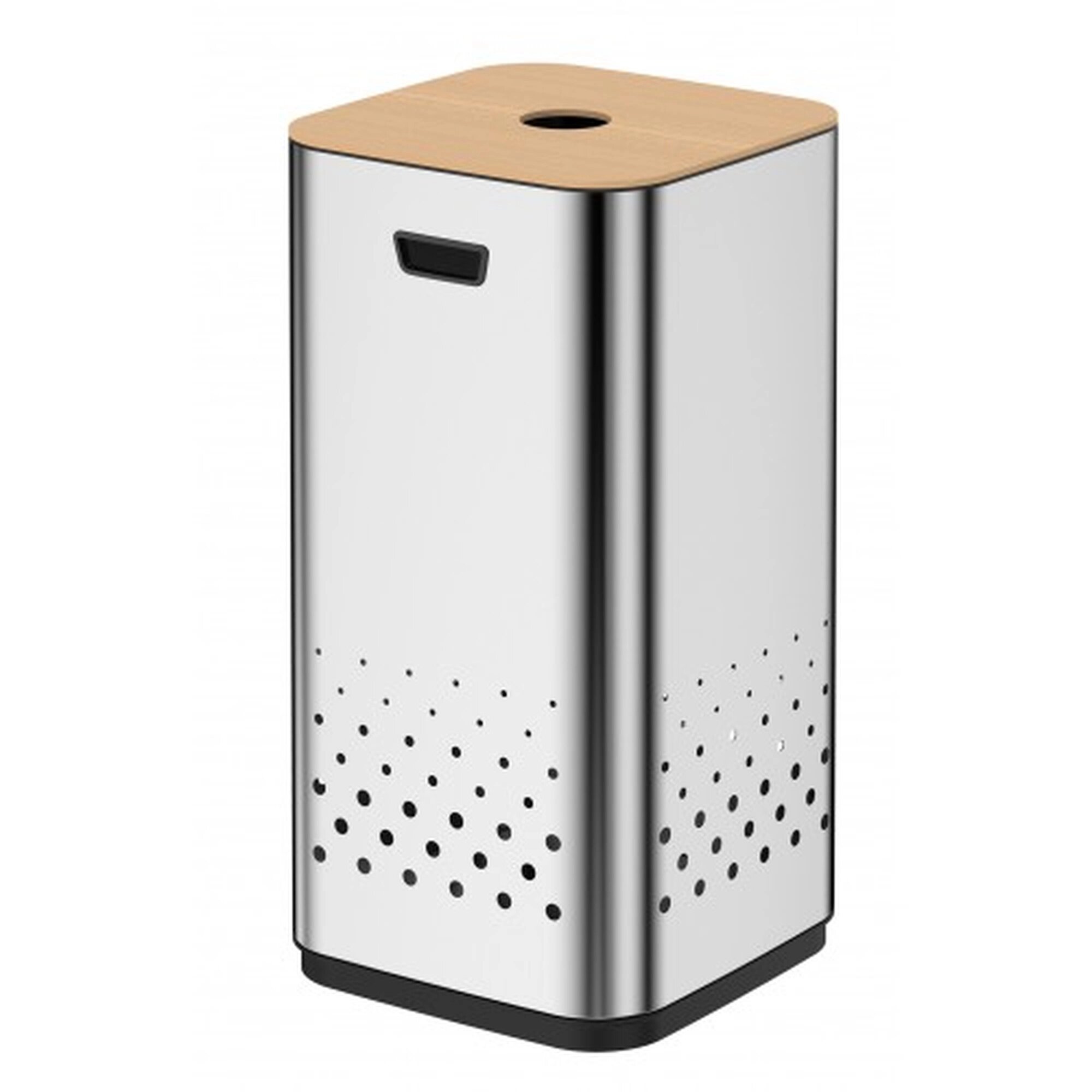 Корзина для белья WeltWasser Lety MT 35L 10000003988 Матовая сталь