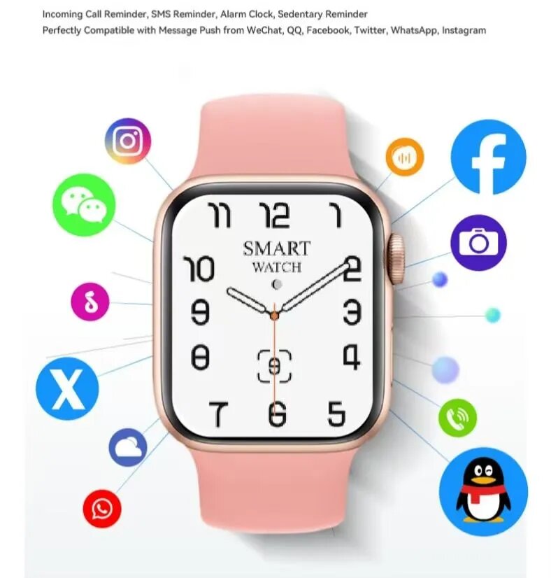 Смарт часы / Умные часы Smart Watch series 10 NEW, мужские, женские, черные