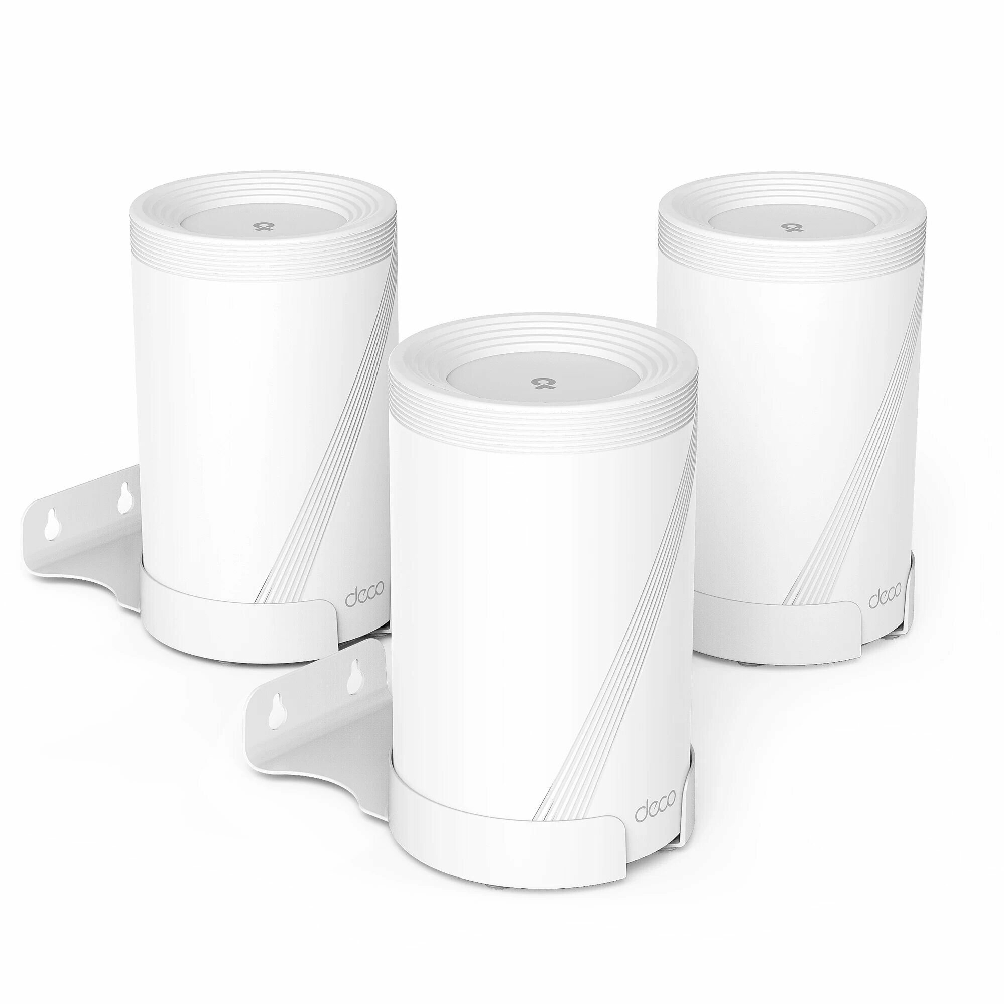 Алюминиевая подставка для TP-Link Deco BE63/BE65/BE68/HB611-SGST/HB410 белая 3 шт. крепление