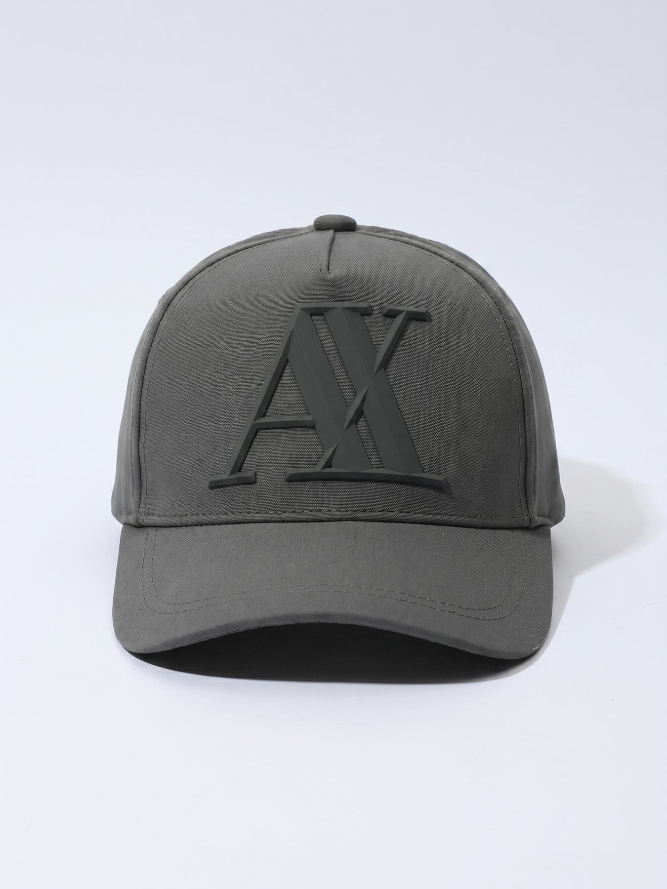Бейсболка Armani Exchange для мужчин, размер Б/Р, хаки — фото 1