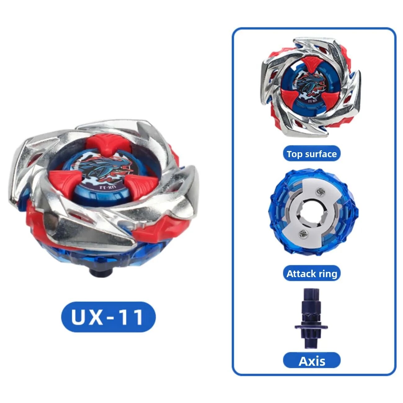 Волчок Beyxs Gyro X UX Синий, UX-11 1pcs