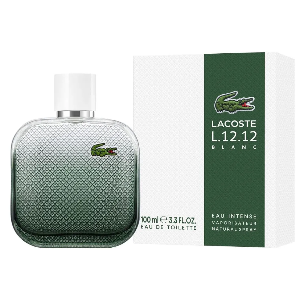Одеколон для мужчин Lacoste L 12 12 Blanc Eau Intense 100 мл - Лакост Бланк О Интенс